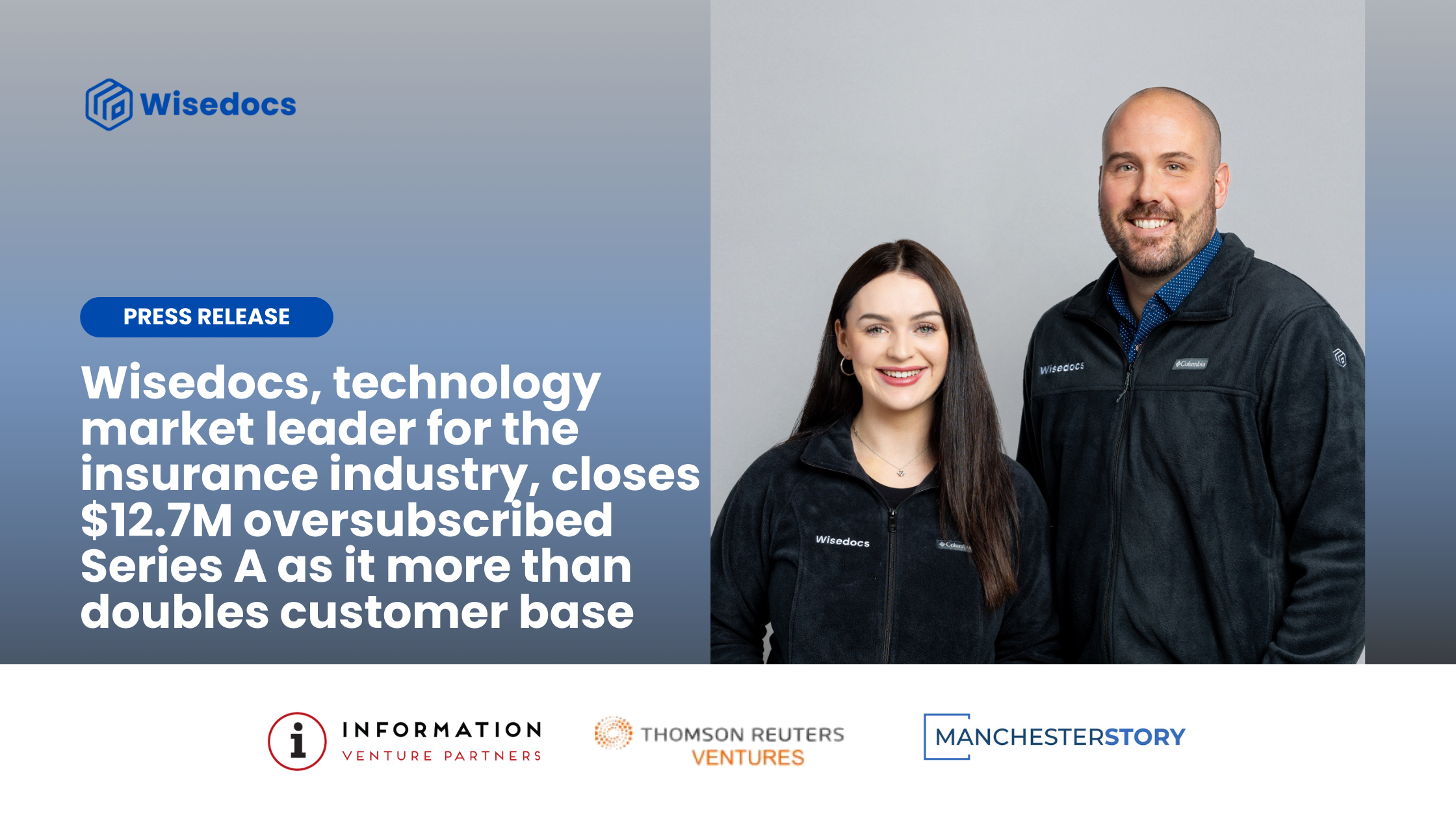 Wisedocs • Blog: Wisedocs, Technology Market Leader for the Insurance Industry, Closes $12.7M ...